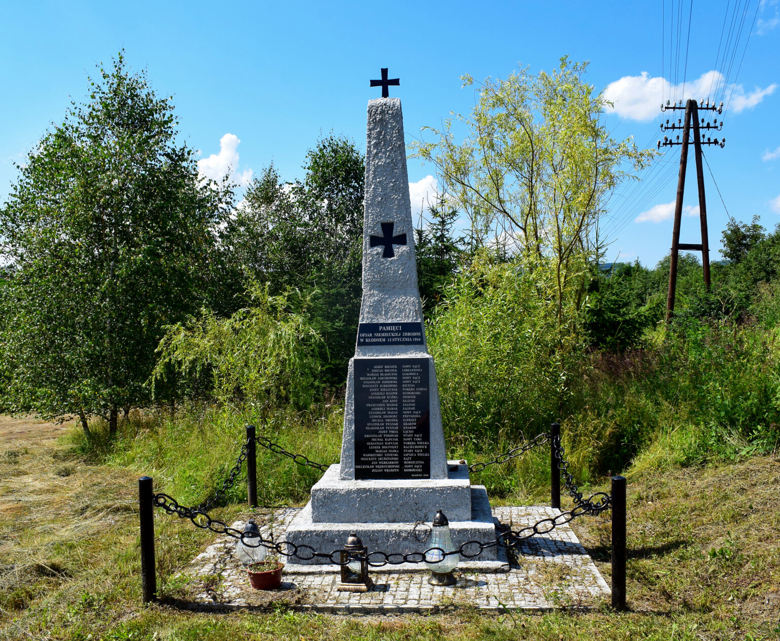 Kłodne. Pomnik 28 ofiar niemieckiej egzekucji z 1944 r. – SZLAK ARMII ...
